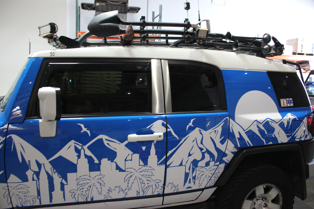 Toyota FJ Cruiser (2007-2014) - Custom Stainless Steel Door Window Pil ...