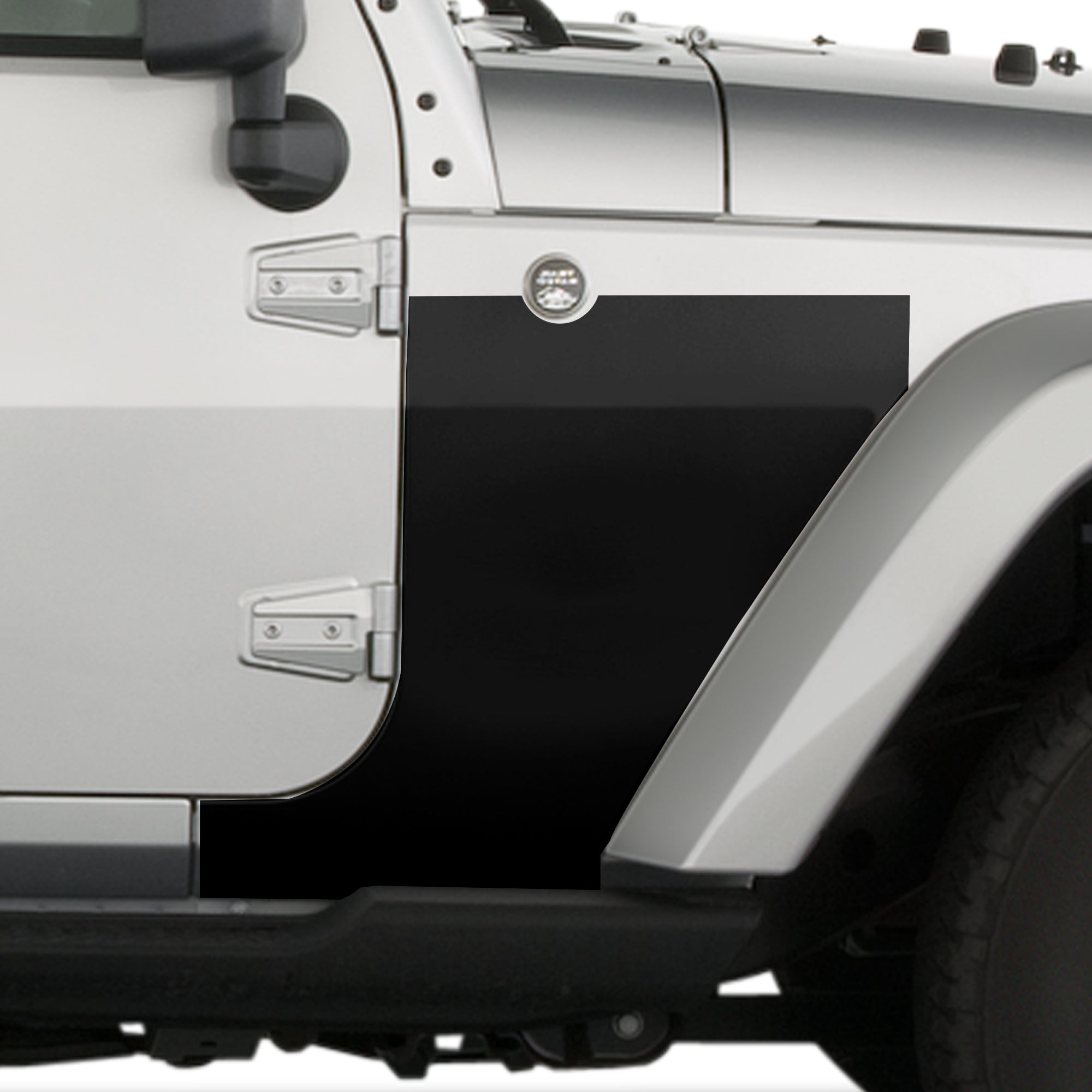 Jeep Wrangler (2007-2020) 4-Door Front Fender Custom Vinyl Decal Kit ...