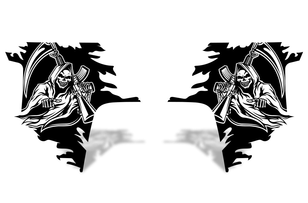 Chevy Silverado (2014-2017) Custom Vinyl Decal Wrap Kit - REAPER ...