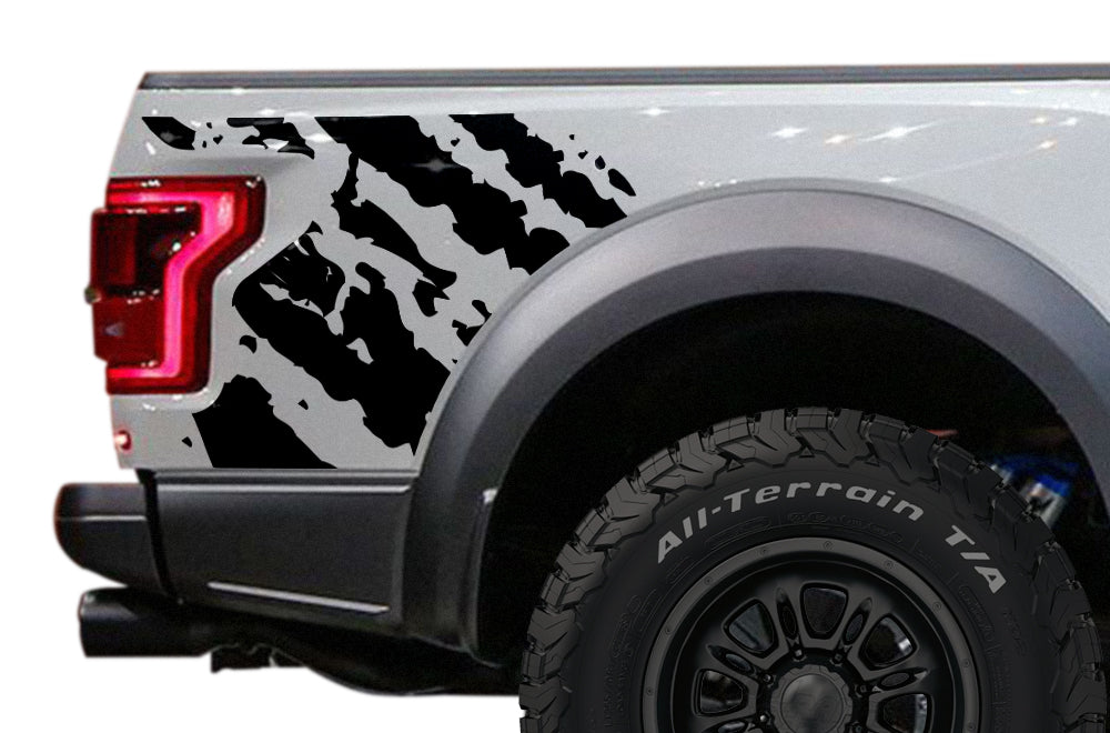 Ford F-150 SVT Raptor (2017-2020) Custom Vinyl Decal Kit - RIPPED ...
