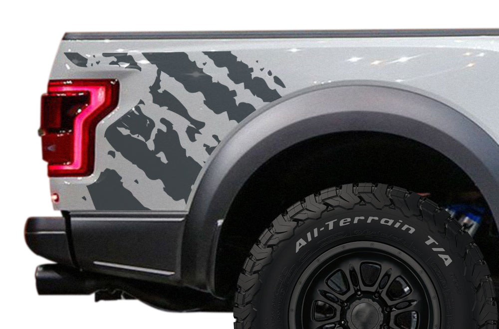 Ford F-150 SVT Raptor (2017-2020) Custom Vinyl Decal Kit - RIPPED ...