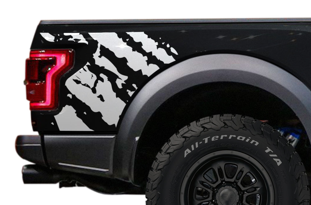 Ford F-150 SVT Raptor (2017-2020) Custom Vinyl Decal Kit - RIPPED ...