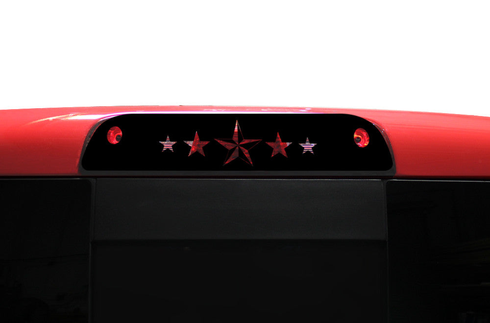 Chevy Silverado (2014-2017) Custom Vinyl Decal 3rd Brakelight Wrap Kit ...