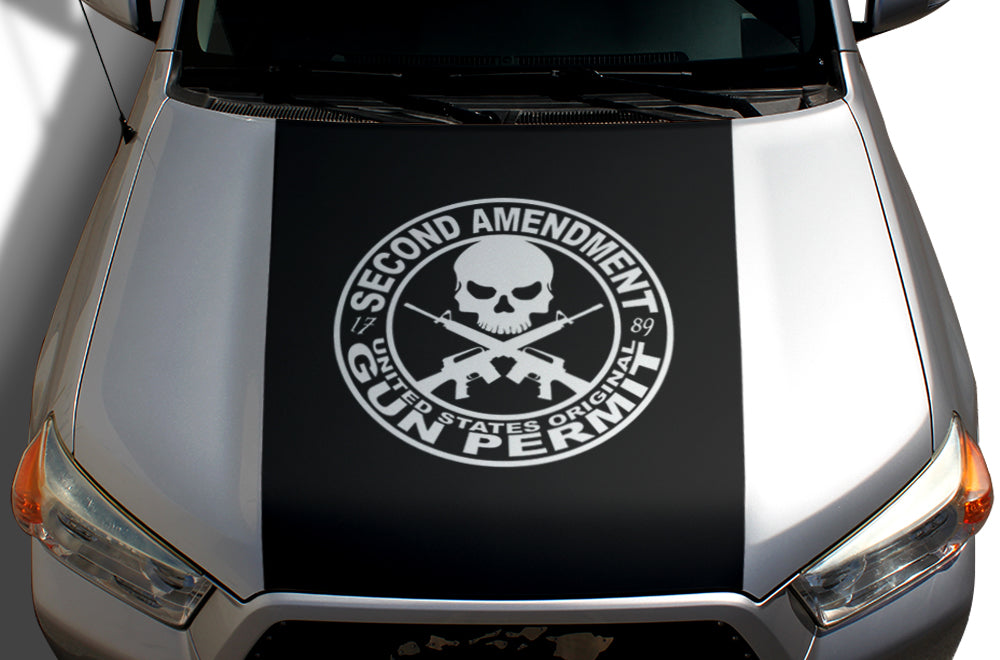 Toyota 4Runner (2010-2017) Custom Vinyl Hood Decal Wrap Kit – Factory ...
